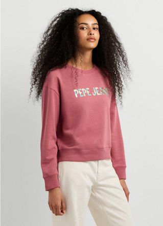 Pepe Jeans London Sweatshirt CELESTE Baumwoll-Mix, Rundhalsform
