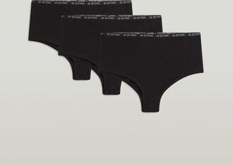 G-Star Shorts 3er-Pack - Schwarz - Damen