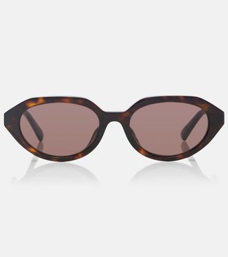 Gucci Ovale Sonnenbrille Double G