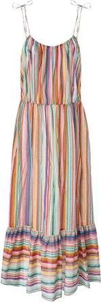 Missoni Femme, Robes, Multicolore, Taille: 40 FR Longue Tunique &agrave; Volants