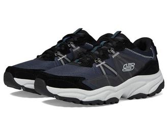 Skechers Baskets Vigor at Durango pour Homme, Bleu Marine/Gris, 10 Wide