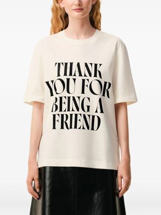 Ami Boxy Fit Short Sleeves Teeshirt With Signature