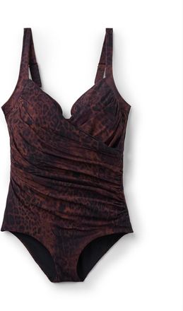 Calzedonia Shapingbadeanzug Dark Animalier