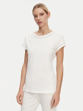 Luisa Spagnoli T-Shirt Brescello 542123 Wei&szlig; Regular Fit