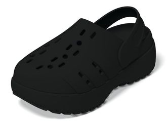 adidas Damen ADILETTE PLATFORM CLOG, core black/core black/core black, 40.5 EU