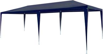 vidaXL Tente de r&eacute;ception 3x6 m pe Bleu