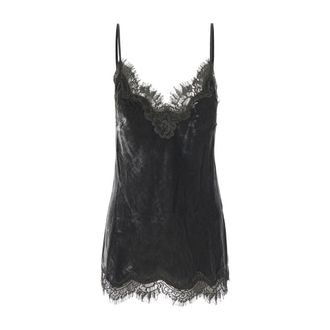Gold Hawk Velvet Coco Bias Cami - - Tops - Damen - Grau - XS