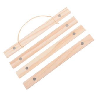 Pretyzoom Magnetischer Poster-aufh&auml;nger Aus Holz F&uuml;r Gem&auml;lde 21 Cm Set Mit 70 G Leicht Zu Wechselndes Kunstwerk