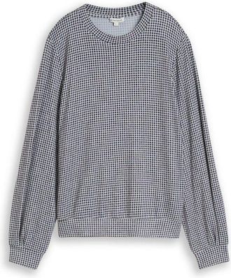 Tom Tailor Langarmshirt T-Shirt (im Einserpack) Cosy Langarmshirt mit Muster