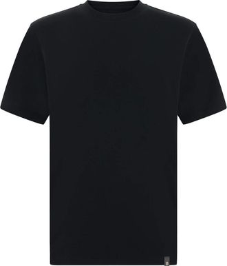 Boggi Milano Homme, Tops, Noir, Taille: M Boggi Milano T-shirt en coton, polyester et soie