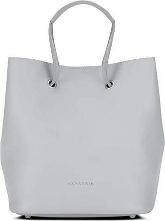 Expatrié Sac Seau Noir à Bandoulière pour Bemmes - Bain Fourre-tout Moderne Élodie en Cuir Végétalien - Petit Messager pour Femmes avec Bandoulière Réglable