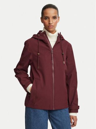 Hunter Regenjacke HARW0004261 Dunkelrot Regular Fit