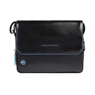 Piquadro Sac bandouli&egrave;re homme personnalisable en cuir avec compartiment pour iPadmini et protection Rfid - Homme - Sacs - Noir - Taille: ONE Size