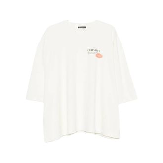 Willy Chavarria Total Transformation Buffalo Tee - - Tops - Herren - Wei&szlig; - S