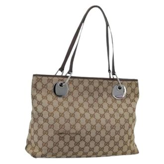 Gucci Pre-owned Vintage Tote Bag - Femme - Pre-owned - Brun - Taille: ONE Size