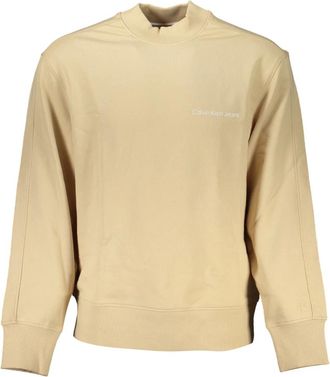 Calvin Klein Homme, Sweatshirts et sweats &agrave; capuche, Beige, Taille: 2XL Long Sleeve SweaT-shirt