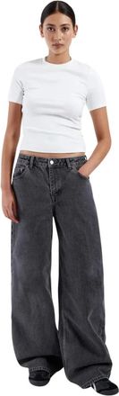 Dr. Denim Femme, Jeans, Noir, Taille: 38 FR Jeans en denim Slavato Balloon