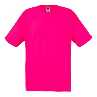 Fruit Of The Loom Fruit Of The Loom Original Full Cut, T-Shirt Gr. XXL, fuchsia