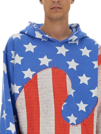 ERL Stars and Stripes Swirl Sweatshirt - Multicolor