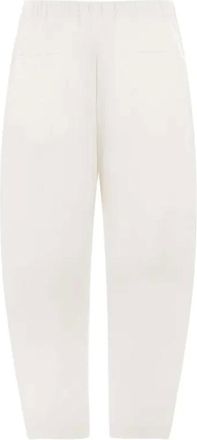Jil Sander Femme, Pantalons, Blanc, Taille: 38 FR Trouser 232 Emb