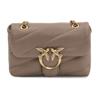 Pinko Pinko, Femme, Sacs, Brun, Taille: ONE Size Love Baby Shoulder Bag