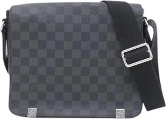 Louis Vuitton Pre-owned Sac bandouli&egrave;re Damier Graphite - Femme - Pre-owned - Noir - Taille: ONE Size