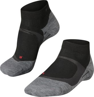 Falke Damen Laufsocken RU4 Endurance Cool Short W SSO Funktionsmaterial antiblasen 1 Paar, Schwarz (Black-Mix 3010), 35-36