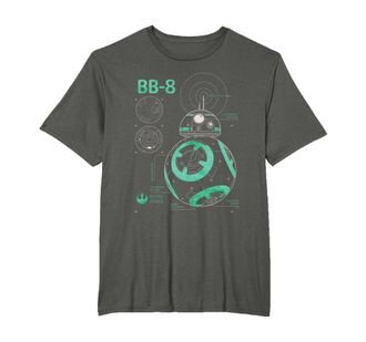 Star Wars BB-8 Astro Droid Blueprint T-Shirt