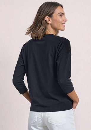 Street One 3/4-Arm-Shirt mit U-Boot-Ausschnitt