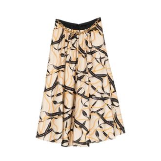 Elisabetta Franchi Midi-Rock - - Skirts - Damen - Beige - S