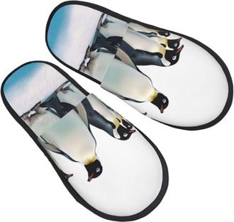 Generic Pantoufle Maison Pingouins Chaussons Maison Antid&eacute;rapantes Hiver Chaussures Chaudes Doux Hiver Pantoufles Pour Chambre H&ocirc;tels Salon L