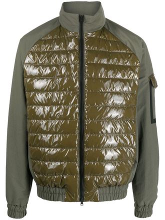 Herno veste matelass&eacute;e &agrave; fermeture zipp&eacute;e - Vert