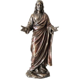 Phoenix Import Phoenix Import - Statuette Christ Miséricordieux de couleur bronze