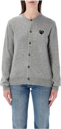 Comme Des Gar&ccedil;ons Femme, Pulls, Gris, Taille: 38 FR Cardigans