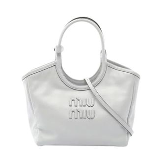 Miu Miu Pre-owned Tote Bag - Femme - Pre-owned - Gris - Taille: ONE Size