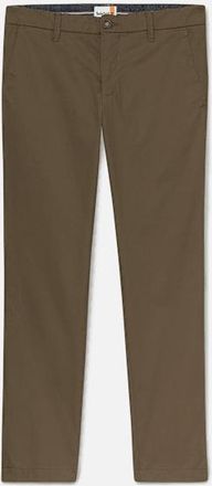 Timberland Claremont Chinohose aus Twill mit schmalem Bein f&uuml;r Herren in Gr&uuml;n, Herren, Gr&uuml;n, Gr&ouml;&szlig;e