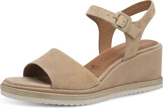 Tamaris Sandalette Damen Keilabsatz braun,EU 38