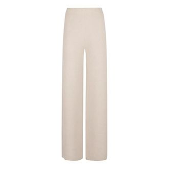 Max Mara Femme, Pantalons, Beige, Taille: 42 FR Pantalon large Judy