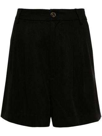 Reformation short Lyocell à taille haute - Noir