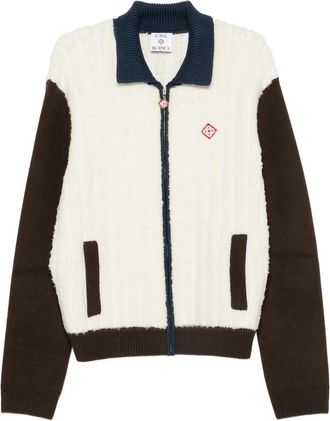 Casablanca Logo-patch Zip-up Jacket