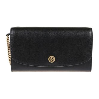 Tory Burch Femme, Accessoires, Noir, Taille: ONE Size Sac bandouli&egrave;re en cuir Saffiano