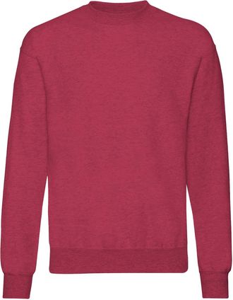 Fruit Of The Loom Set-In Sweatshirt XXL,Vintage Red