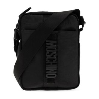 Moschino Cordura Nylon Schultertasche - - Bags - Herren - Schwarzk - ONE SIZE