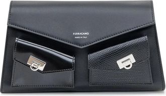 Ferragamo Femme, Sacs, Noir, Taille: ONE Size Sacs &agrave; bandouli&egrave;re