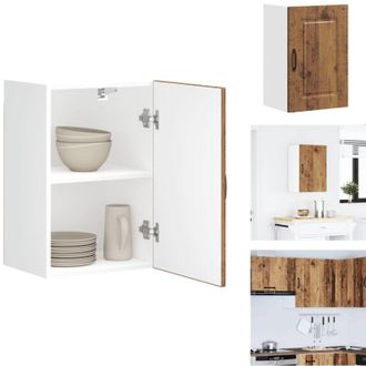 vidaXL K&uuml;chen-H&auml;ngeschrank Kalmar Altholz-Optik Holzwerkstoff - K&uuml;chen-Wandschrank - K&uuml;chen-Wandschr&auml;nke - Wandschrank K&uuml;che - K&uuml;chenschrank