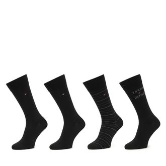 Tommy Hilfiger Lange Socken Tommy Hilfiger 701241158 Schwarz