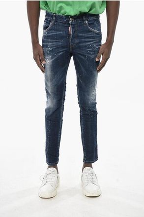 Dsquared2 Skater-Fit 5-Pocket Jeans With 15cm Distressed Design size 54
