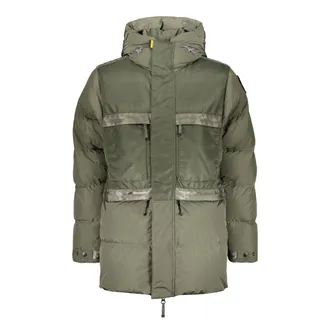 Parajumpers Olivgr&uuml;ne gesteppte Jacke mit Kapuze - - Jackets - Herren - Gr&uuml;n - S