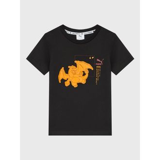 Puma T-Shirt Pokemon 536429 Schwarz Regular Fit
