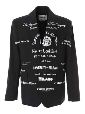 Msgm M. S.G. M. Blazer - Noir